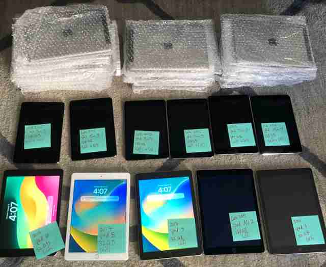 WTS: 76x UNITS of Apple iPad Pro, AIR & iPad Mini 2014 to 2019 - 128GB ...